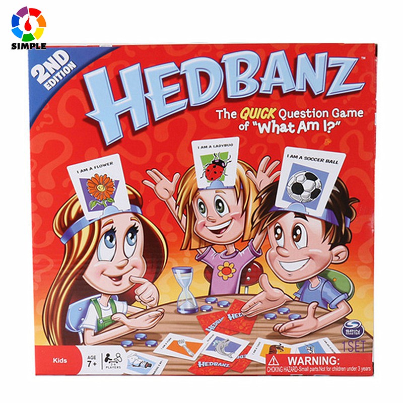 Hedbanz Card Board Game The Quick Question of What am I Cards Board ...