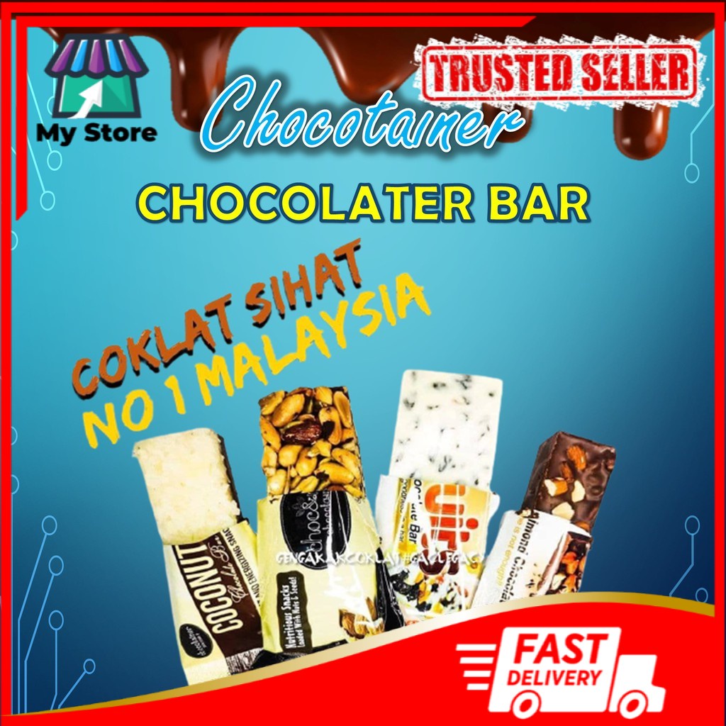CHOCOTAINER Coklat Chocolate Bar Choco Chocotainer Energy Bar Coklat ...