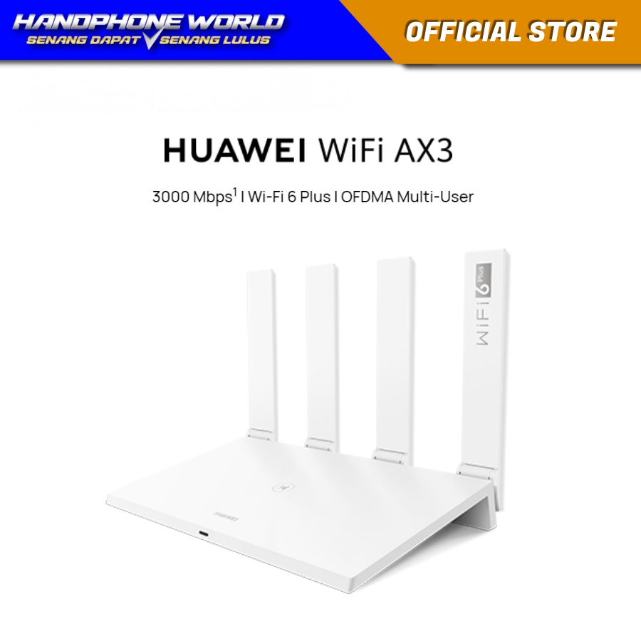 Huawei WiFi AX3 Dual-Core Router | 3000 Mbps | Dual-core 1.2GHz CPU ...