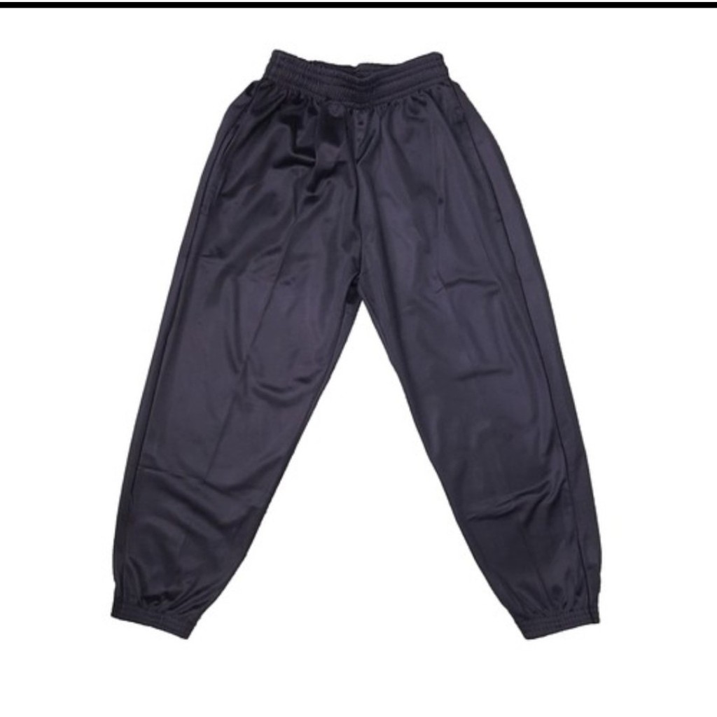 BAJU SEKOLAH - TRACK SUIT CEKAK BAWAH HITAM-TRACK BOTTOM -BLACK (SELUAR ...