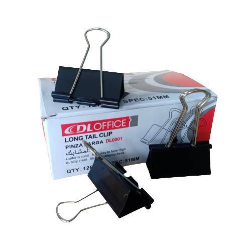 51MM Long Binder Clip Tail Clip Pinza Larga DL0001 (Per Box 12Pcs ...