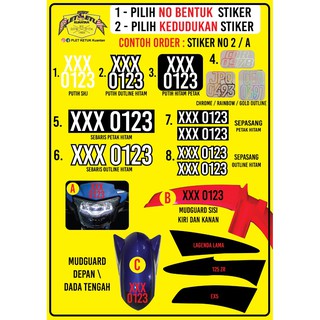 NO PLATE STANDARD MOTOR (JPJ LULUS) | Shopee Malaysia
