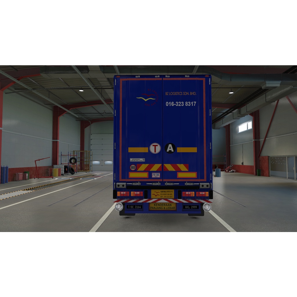Euro Truck Simulator 2 ETS2 SCS Trailer Add On [Malaysian Rear Bumper ...