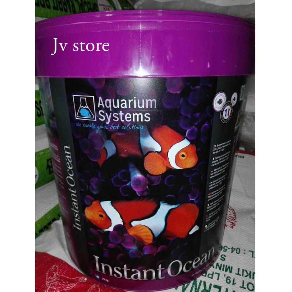 Aquarium Systems Instant Ocean Reef Marine Salt 25kg | Shopee Malaysia
