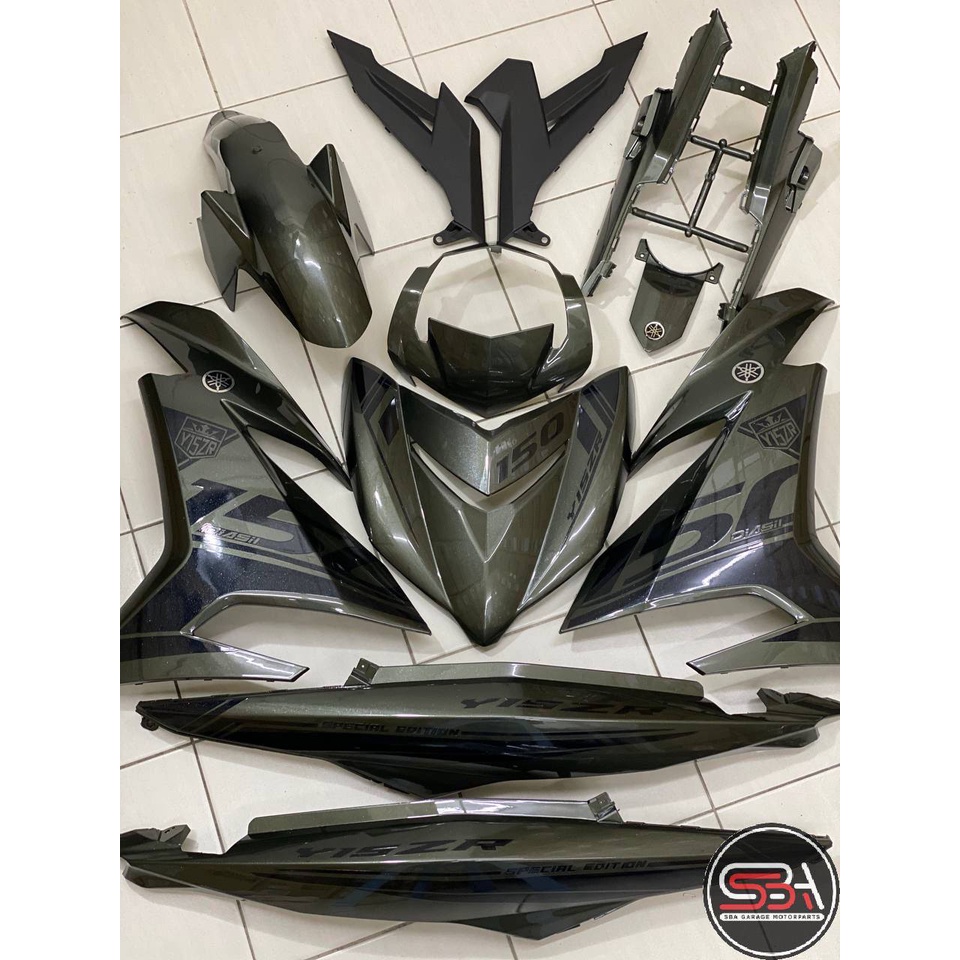 COVER SET Y15ZR V1 V2 ARMY GREEN DNLGM1 2022 DESIGN COVERSET BODYSET ...