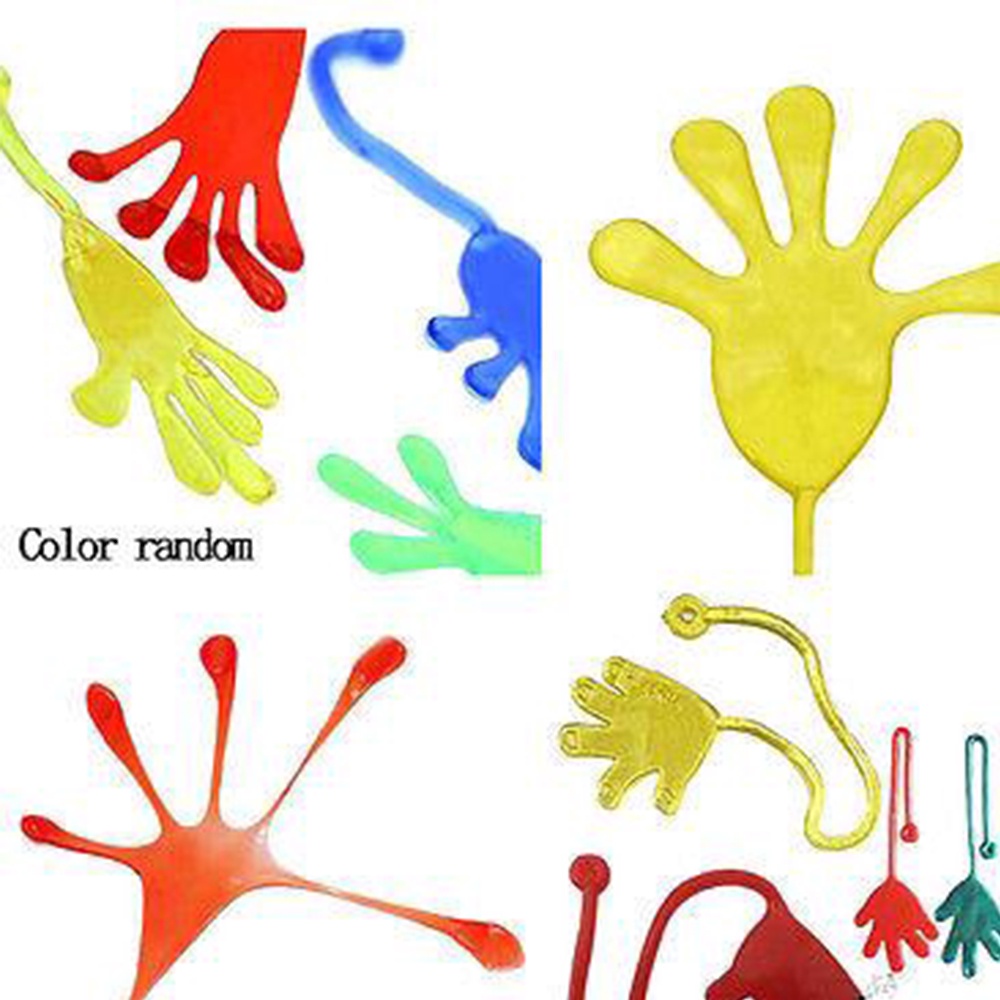 BBBK Elastic Sticky Squishy Slap Hands Palm Mini Sticky Stretch Jelly ...