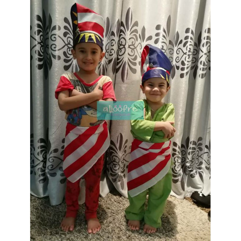 Tanjak Merdeka, Tanjak Hitam Pakaian Beragam Tengkolok Merdeka | Shopee ...