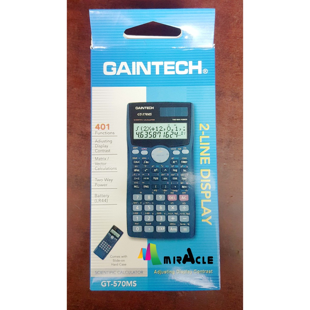 GAINTECH Calculator Scientific GT 570MS (1 Year warranty) | Shopee Malaysia