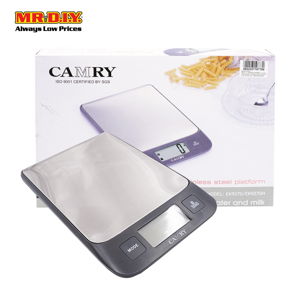 CAMRY Electronic Kitchen Scale (22cm x 15cm) | Shopee Malaysia