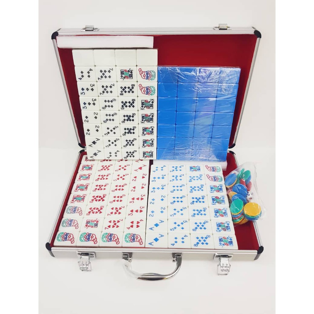 [READY STOCK] RUMMY LAMI POKER MAHJONG SET (SARAWAK AREA ONLY) | Shopee ...