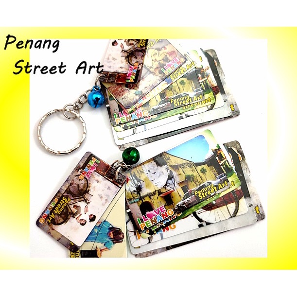 Keychain Penang Street Art Kuala Lumpur Melaka Penang Bridge Ferry ...