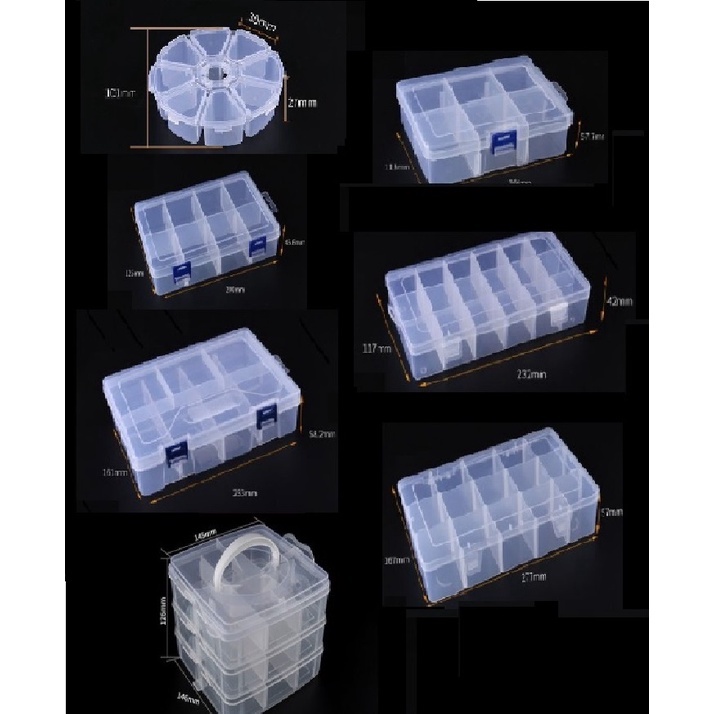 Transparent Storage Box | Shopee Malaysia