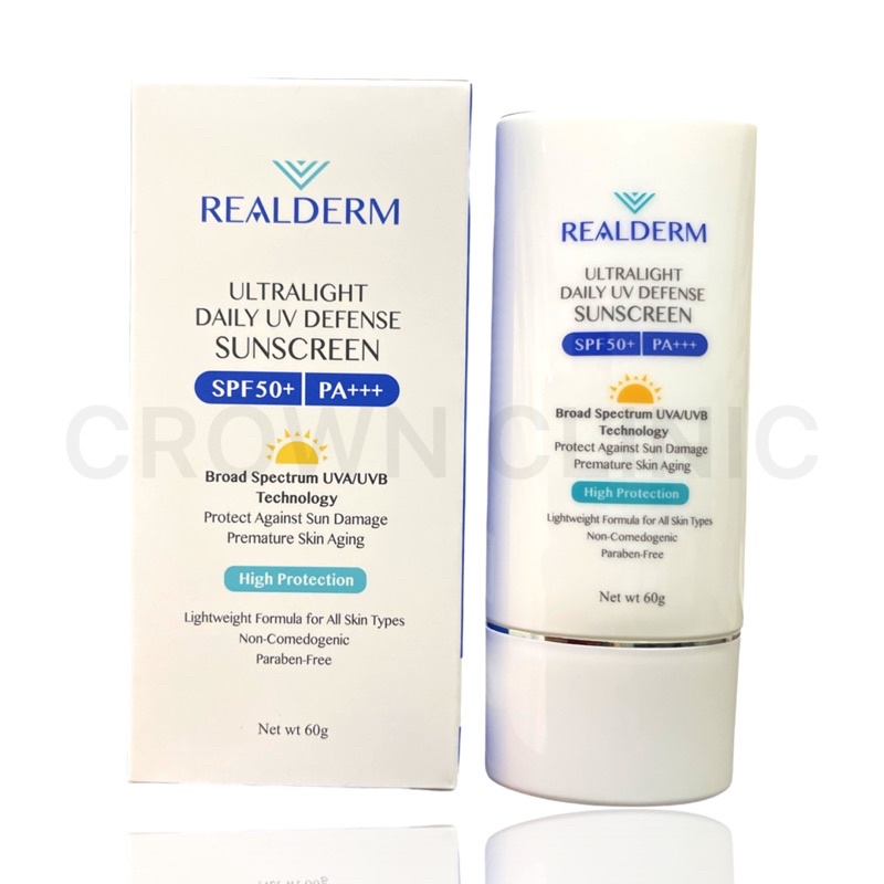RealDerm Ultralight Sunscreen SPF50+/PA+++ (60G) | Shopee Malaysia