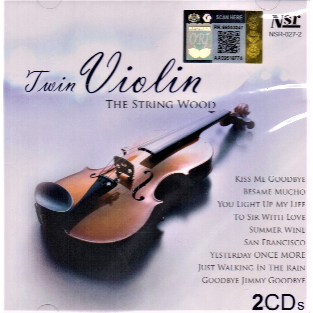 TWIN VIOLIN - The String Wood ( Musical Instrumental 2 CD ) | Shopee ...