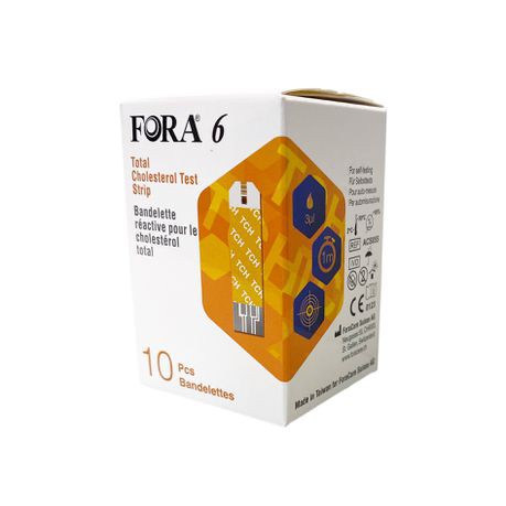 FORA 6 Total Cholesterol (TCH) Test strip (10s) | Shopee Malaysia