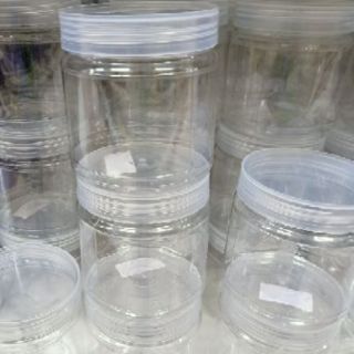 Balang jar code 4021 bekas kuih bekas plastik 1200ml penutup putih dan ...