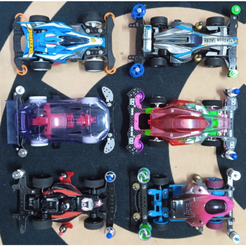 Tamiya Mini 4wd Pit Box with 6 Car & Parts | Shopee Malaysia