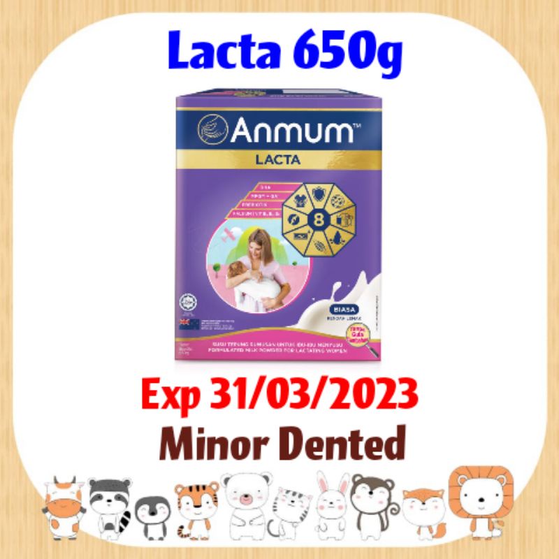 Anmum Lacta Plain 650g Formulated Milk for Breastfeeding Mother ...
