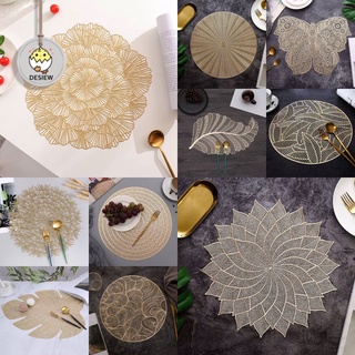Raya Table Mat Silver Gold Placemat Coaster Pelapik Pinggan Alas Meja ...