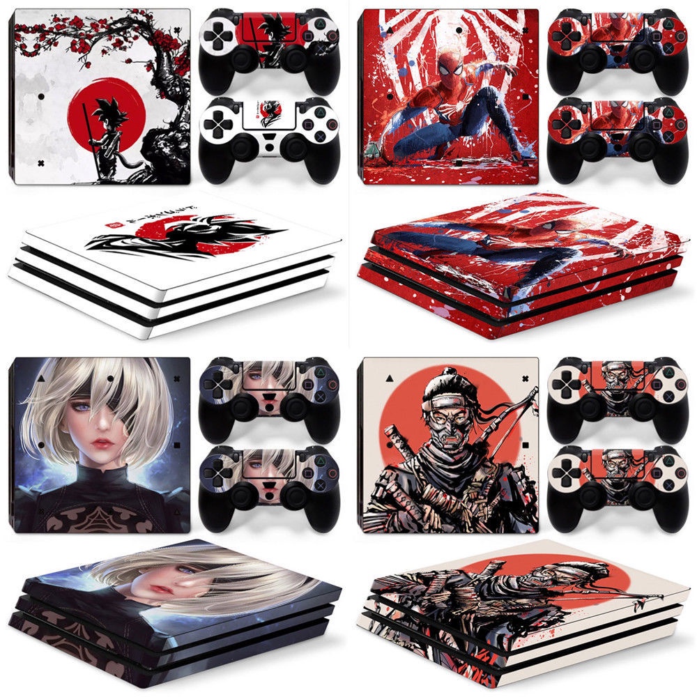 Muhe PS4 Pro Sticker Game Console Film Cartoon Marvel Clown Spiderman ...