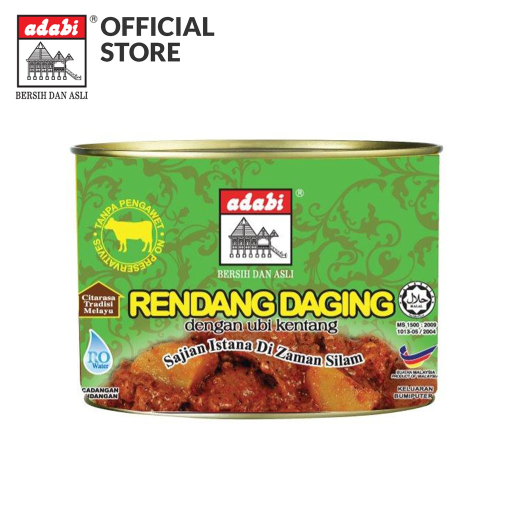 ADABI Rendang Daging 160g | Shopee Malaysia