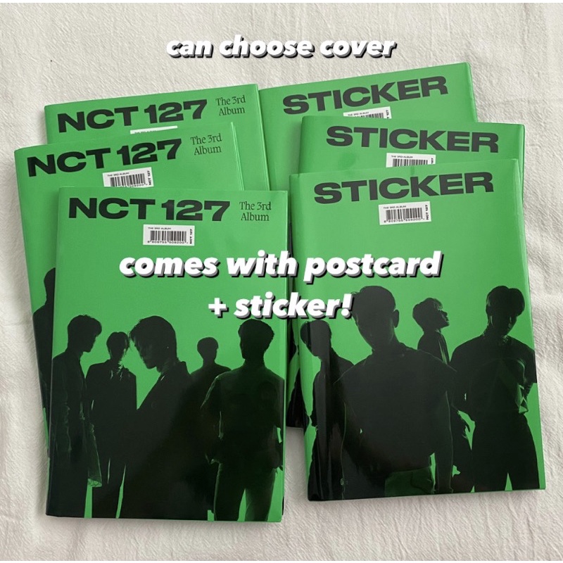 NCT 127 Unsealed Sticker Sticky Version Album (2 covers) | Shopee Malaysia