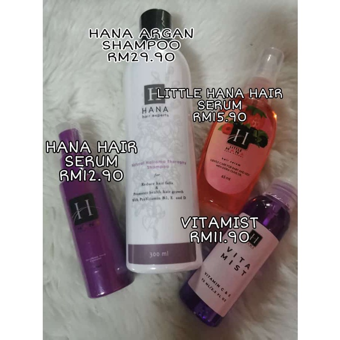 Hana Hair Care Serum Shampoo Hana Shampoo with conditioner (+ Free Gift ...