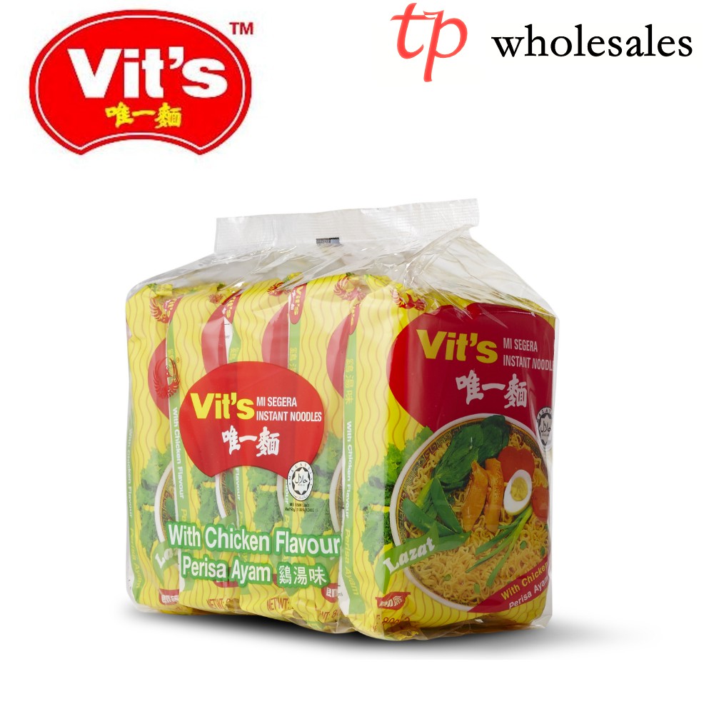 VIT'S INSTANT NOODLES CHICKEN FLAVOUR 5 X 80G | Shopee Malaysia