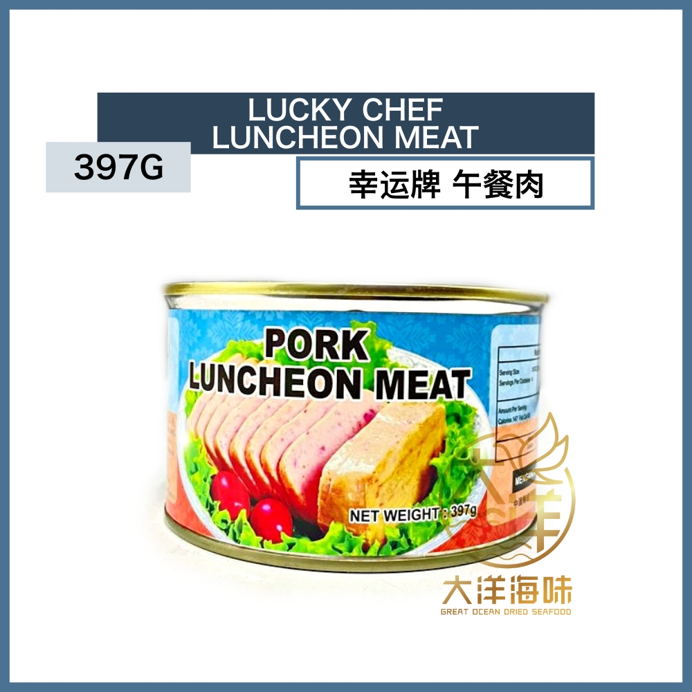 [397G] Lucky Chef Pork Luncheon Meat | 幸运牌午餐肉 | Shopee Malaysia