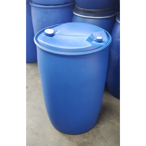 tong biru,tong drum,tong air,tong plastik 200 liter | Shopee Malaysia