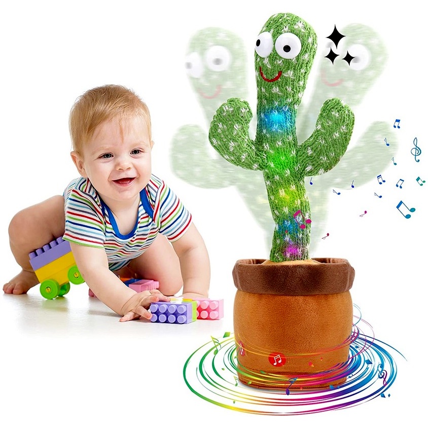 Ready Stock 120 Song Poppy Playtime Game Dancing Cactus Plush Toys ...