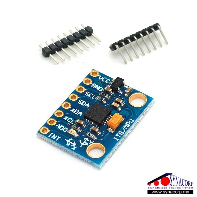 MPU 6050 GY-521 3 Axis Gyro Accelerometer Sensor Module Arduino ...