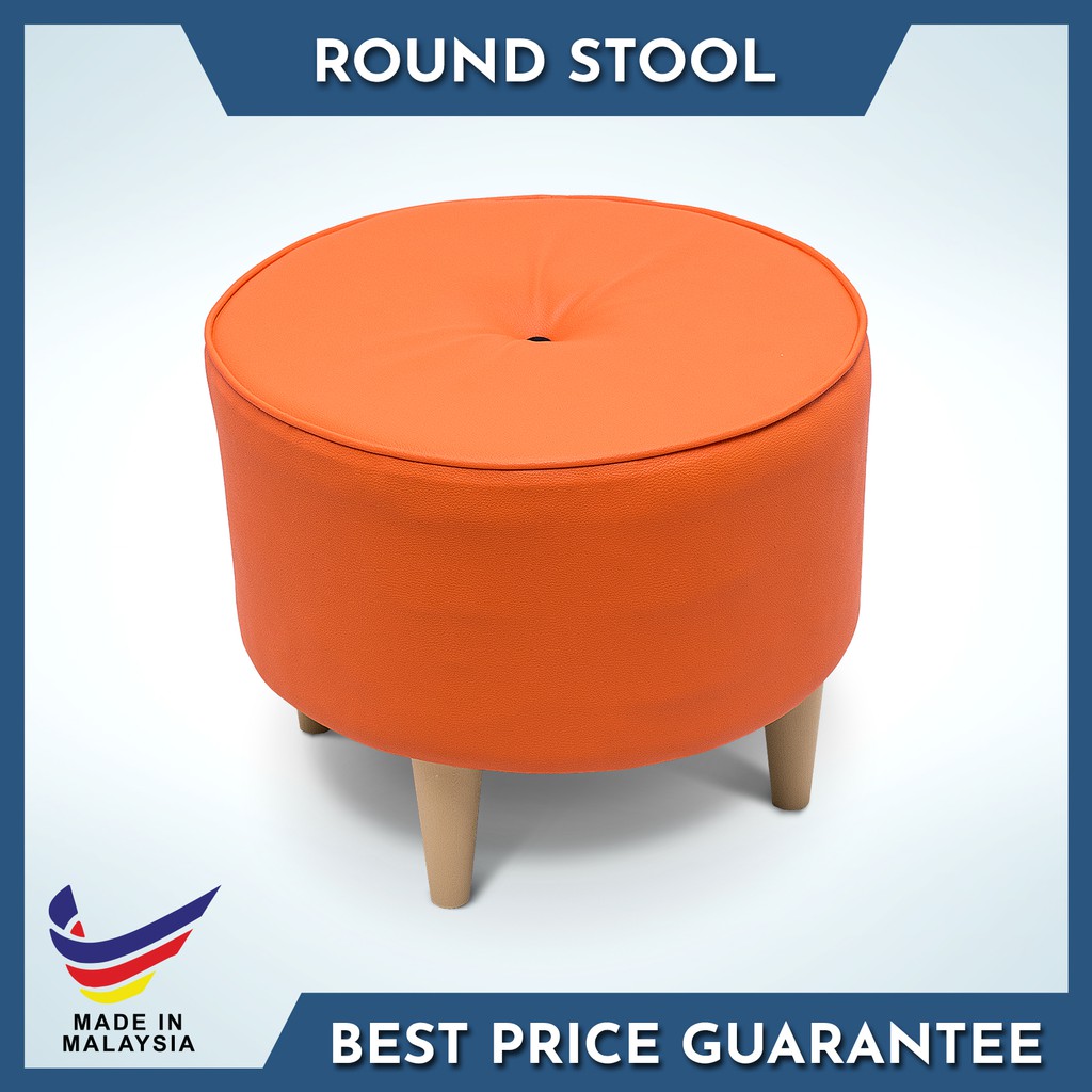 ARF Round Stool Pouf Bench Chair RS1007 | Shopee Malaysia
