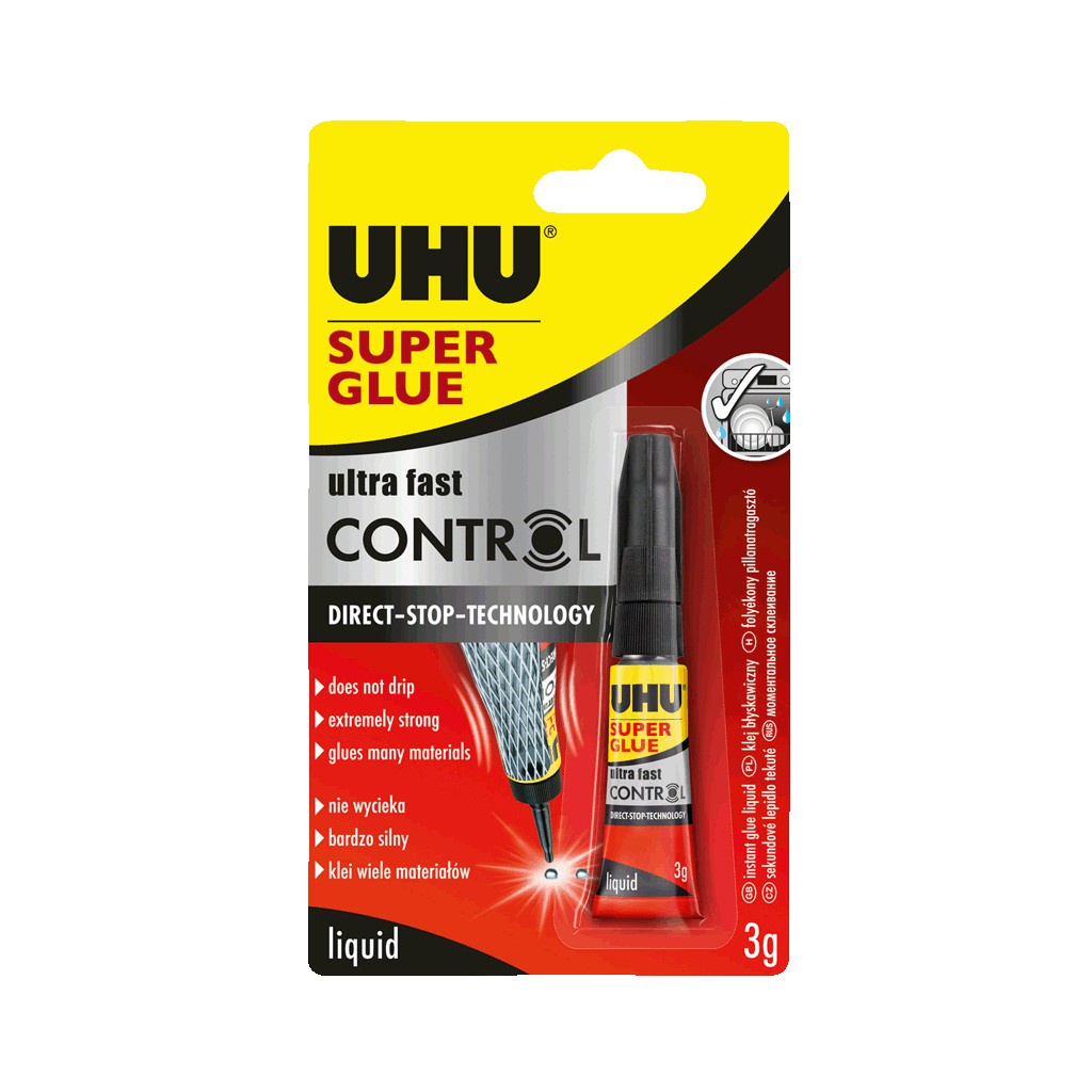 UHU SUPER GLUE ULTRA FAST CONTROL 3G | Shopee Malaysia