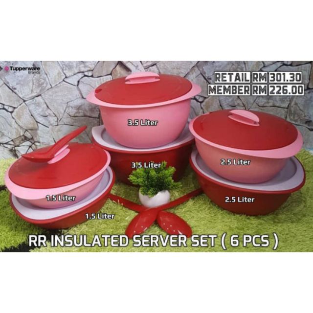 RR Insulated Red Royal Tupperware | Shopee Malaysia