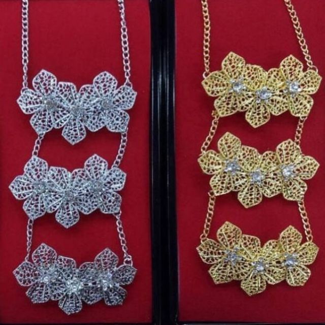 dokoh kebaya kerongsang design SUNFLOWER | Shopee Malaysia