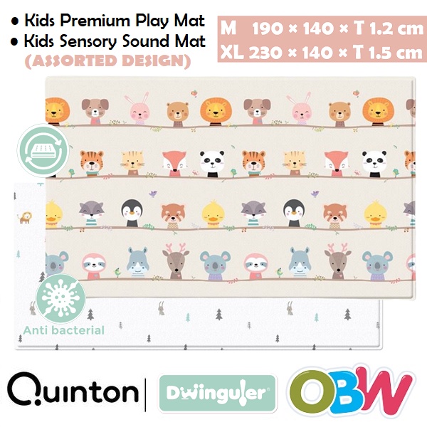 Dwinguler Premium Baby Playmat | Kids Sensory Development Sound Playmat ...