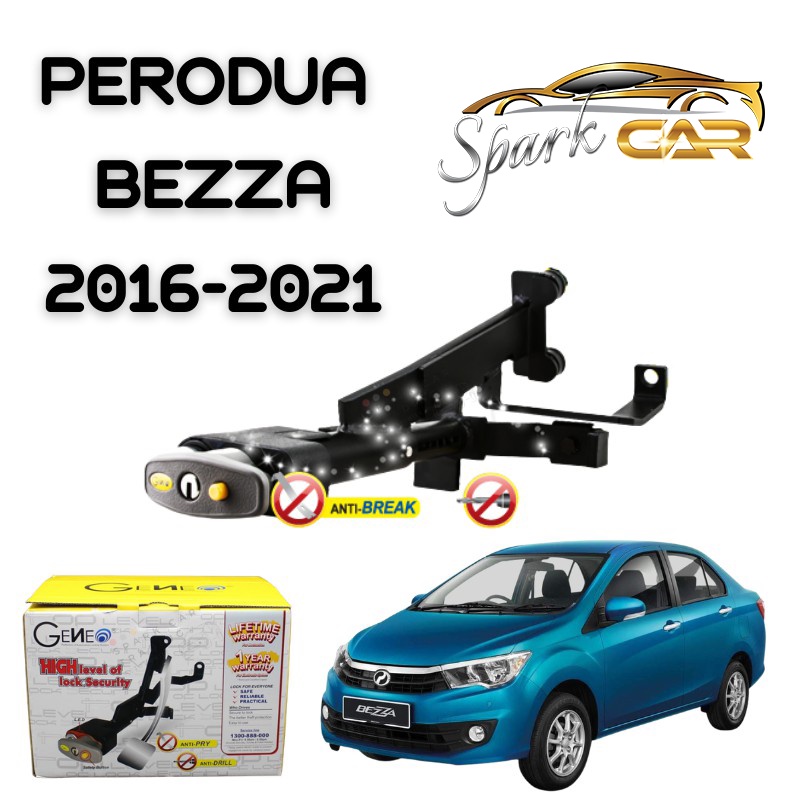 GENEO Pedal Lock PERODUA Bezza 2016 - 2021 (Auto Key / Push Start ...