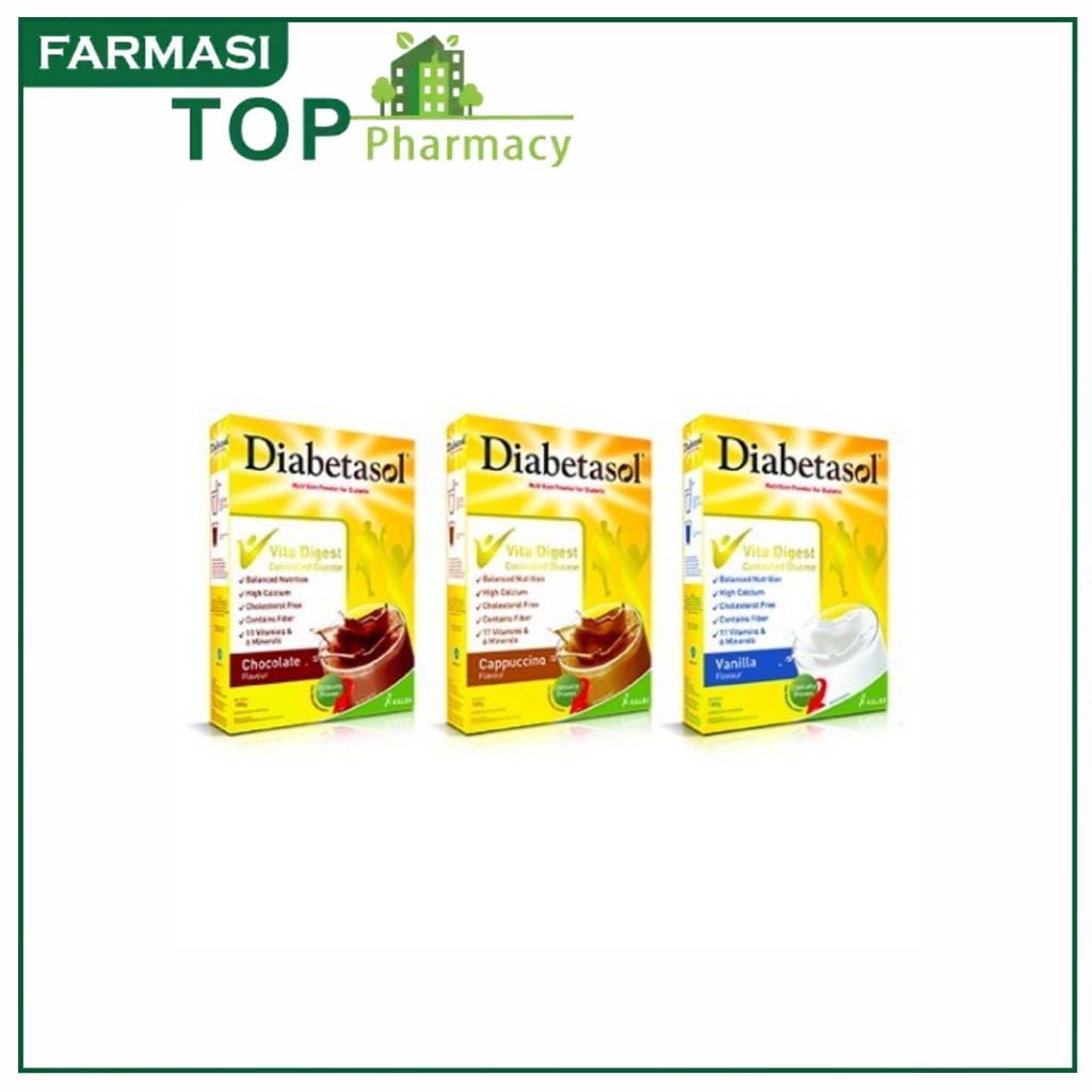 DIABETASOL 180G (VANILLA/CAPPUCCINO/CHOCOLATE) | Shopee Malaysia