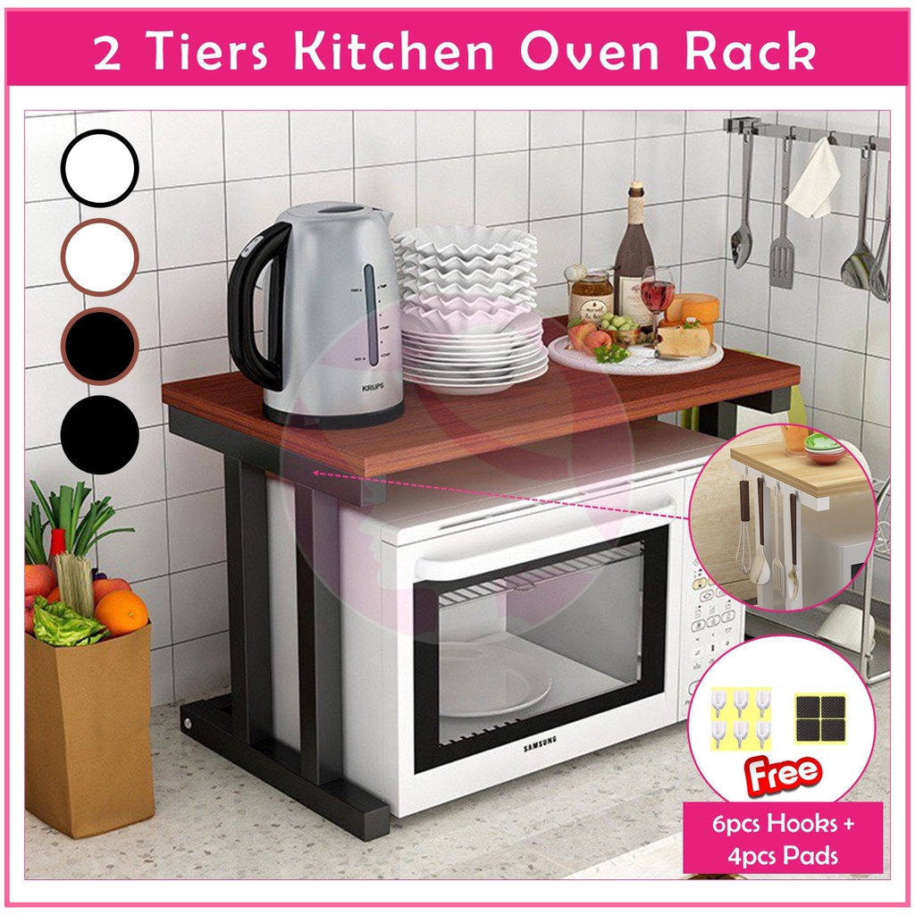 Kitchen Rack Floor Storage Rack Desktop Oven Seasoning Supplies ...