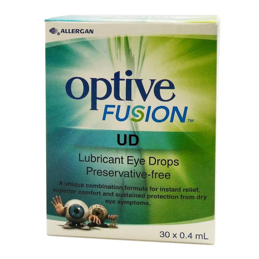 Optive Fusion Lubricant Eye Drops (30 x 0.4ml) | Shopee Malaysia