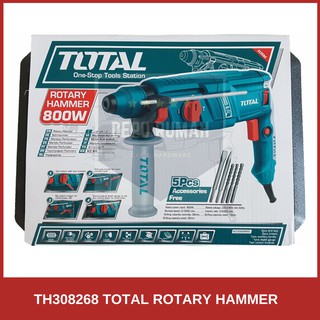 TOTAL 3 MODE 950W / 800W ROTARY HAMMER DRILL HACKER IMPACT DRILL Chisel ...