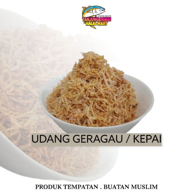 (HALAL) 100gram Udang Geragau / Kepai Tanjung Dawai Murah | Muslim ...