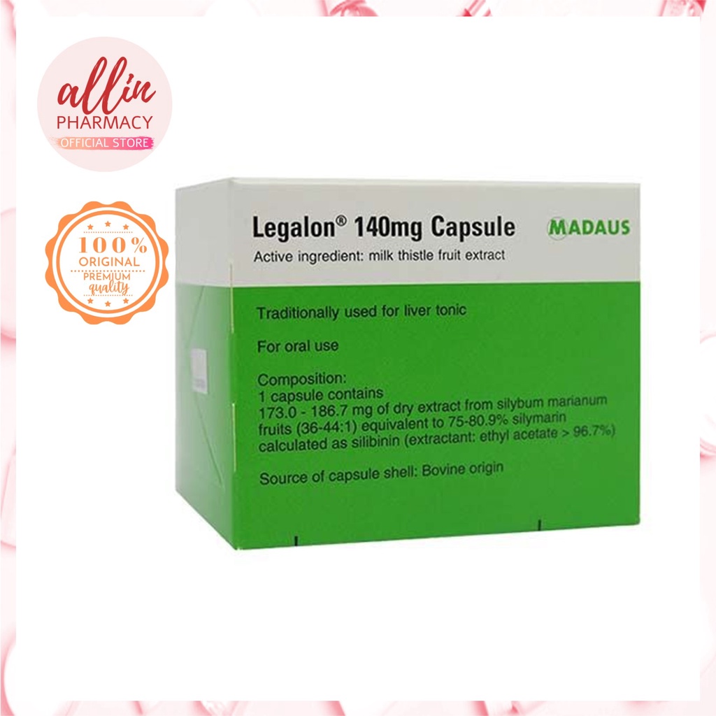 Legalon 140mg Capsules 100s (EXP 05/22) | Shopee Malaysia
