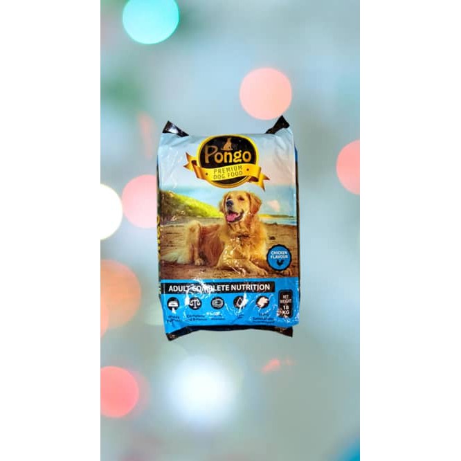 Pongo Premium Dog Food Chicken 18kg | Shopee Malaysia