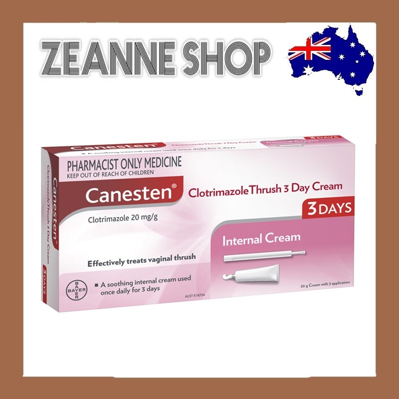 [Ready Stock EXP 12/2025] Bayer Canesten Clotrimazole Thrush Treatment 3 Day Cream (Made in ...