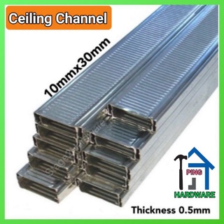 12FEET/6FEET Plaster Siling Channel / c channel (Ceiling)/ Besi Siling ...
