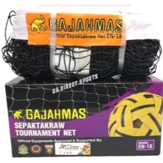 Jaring Sepak Takraw Net Gajah Mas EN-27 Emas | Shopee Malaysia