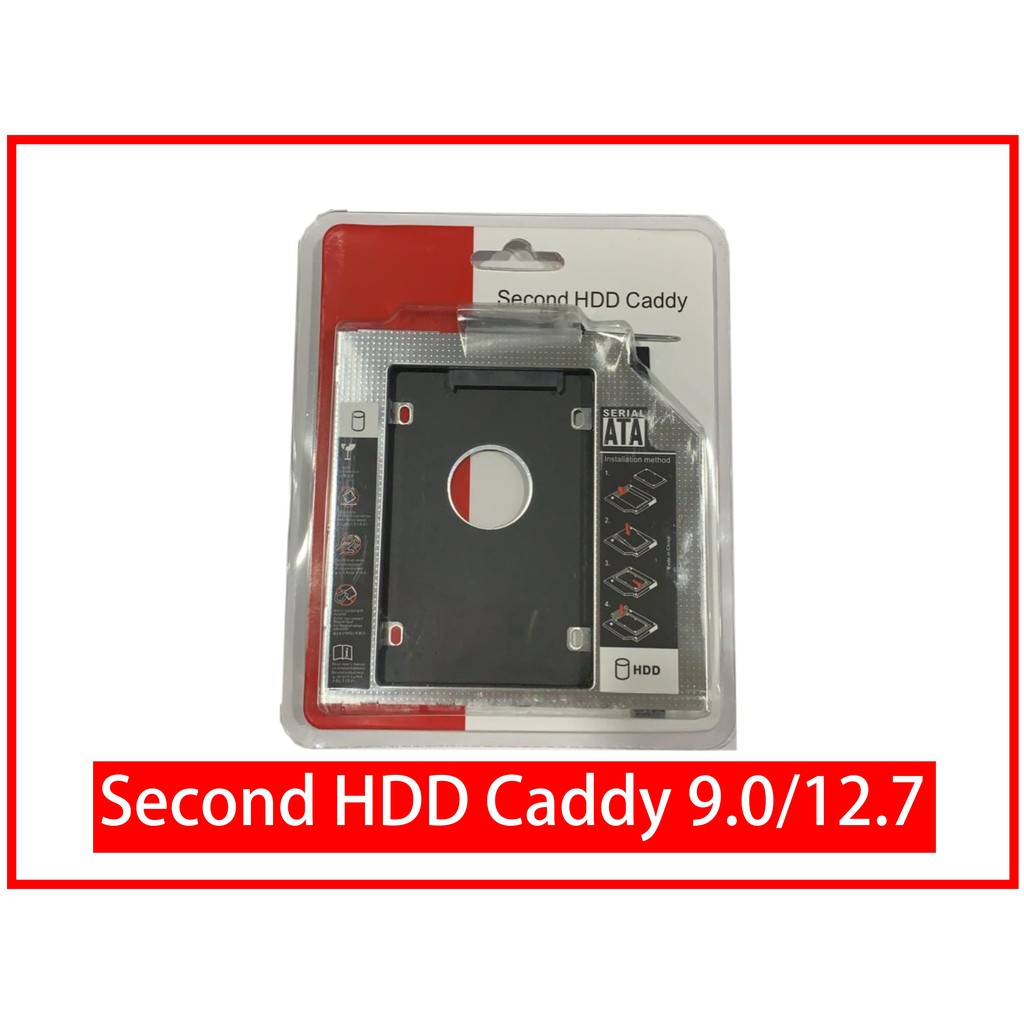 Second HDD Caddy Aluminium 9.0 / 12.7mm | Shopee Malaysia