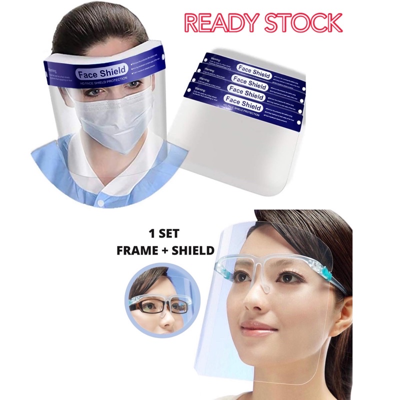 [READY STOCK MALAYSIA] Premium Approved Protective Face shield ...
